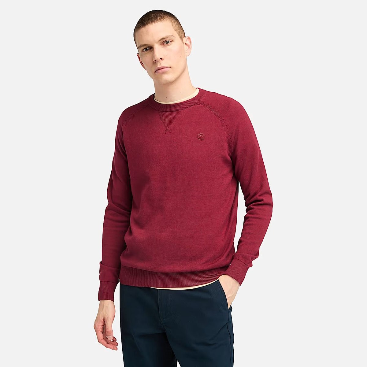 maglie uomo timberland tb0a62ky6061 williams raglan cordovan htr - Inna ...
