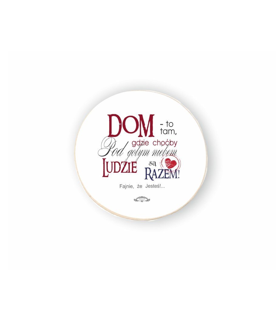 Magnes Koło 01 - Dom - to tam...- MK/01/225 - Inna marka | Sklep EMPIK.COM