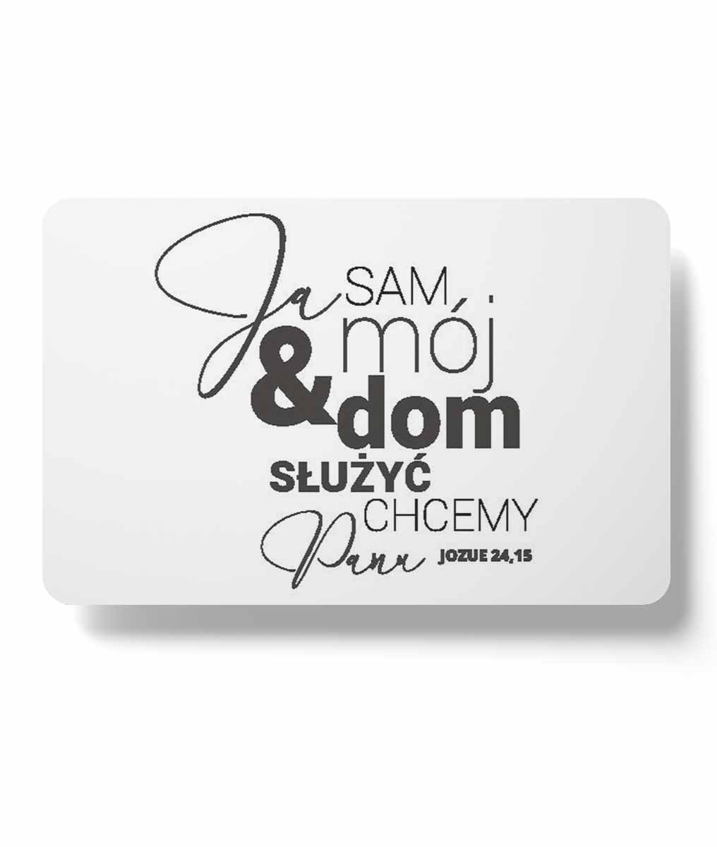 Magnes na lodówkę - Ja sam i mój dom - Szaron | Sklep EMPIK.COM