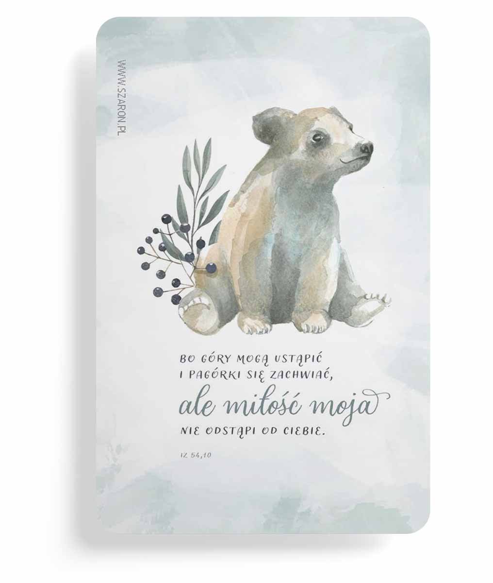 Magnes na lodówkę - Misiu - Szaron | Sklep EMPIK.COM