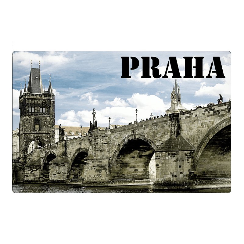 Magnes na lodówkę Praga Most Karola Czechy - Viktoriia | Sklep EMPIK.COM