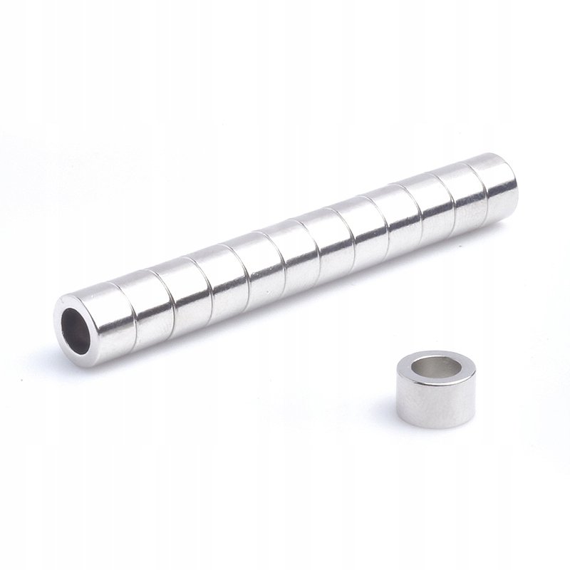 Magnes Neodymowy Pierścieniowy MP 8x5x5 N38 komplet 10 sztuk - Top ...