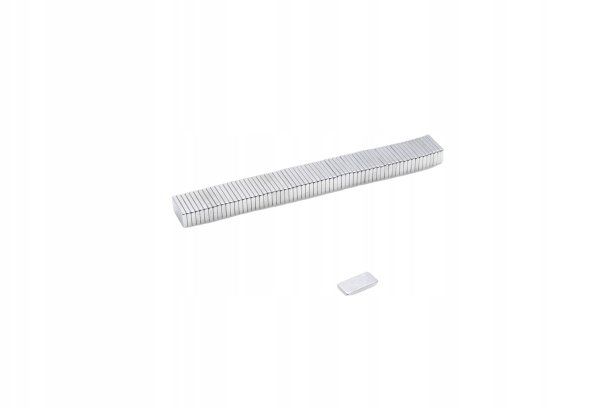 Magnes Neodymowy Płytkowy MPŁ 8x4x1 N38 komplet 50 sztuk - Top Magnesy | Sklep EMPIK.COM