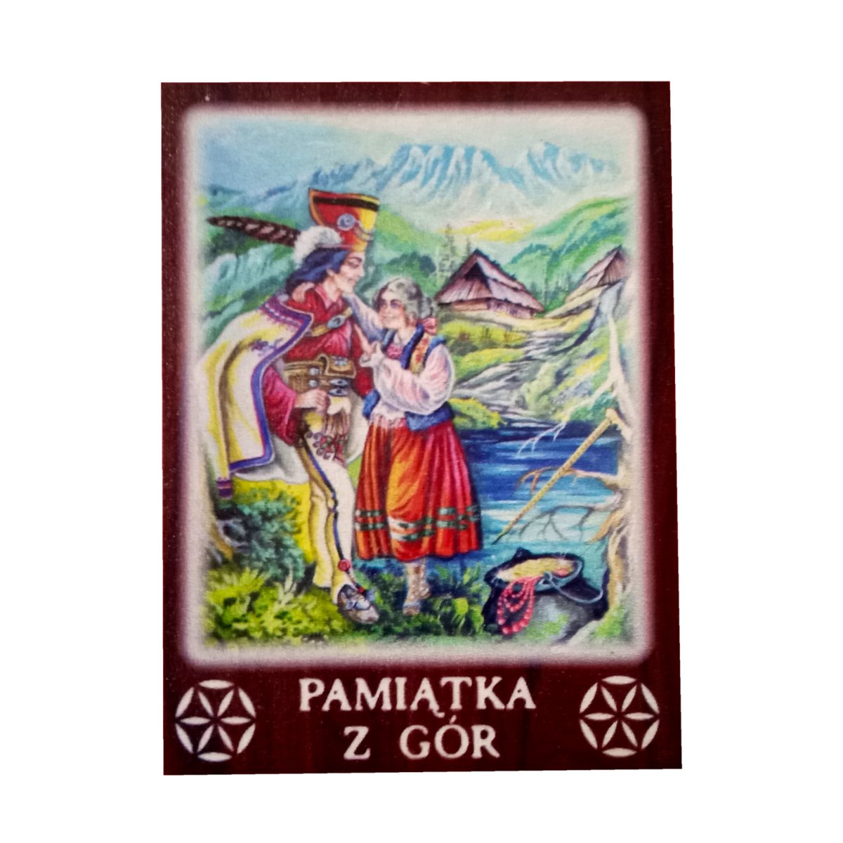Magnes obrazki góralskie. (Maryna i Janosik) - Adarfirma | Sklep EMPIK.COM