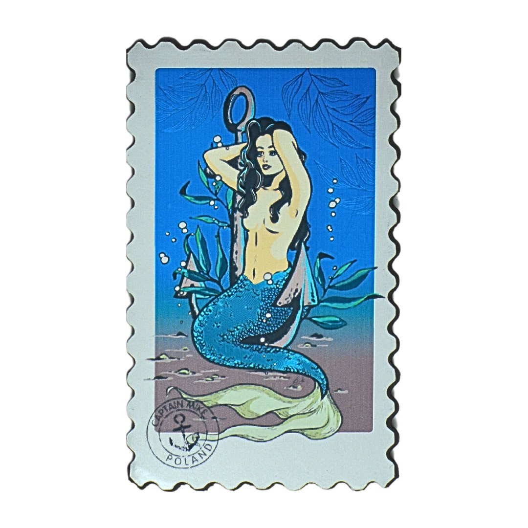 Magnes Pamiątka Z Bałtyku Na Lodówkę Syrena Captain Mike - Captain Mike ...
