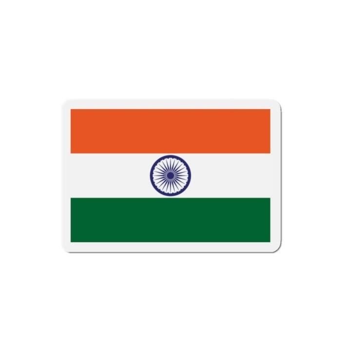 Magnes Prostokąt Flaga Indii 50 sztuk w 10 cm - Inny producent (majster ...