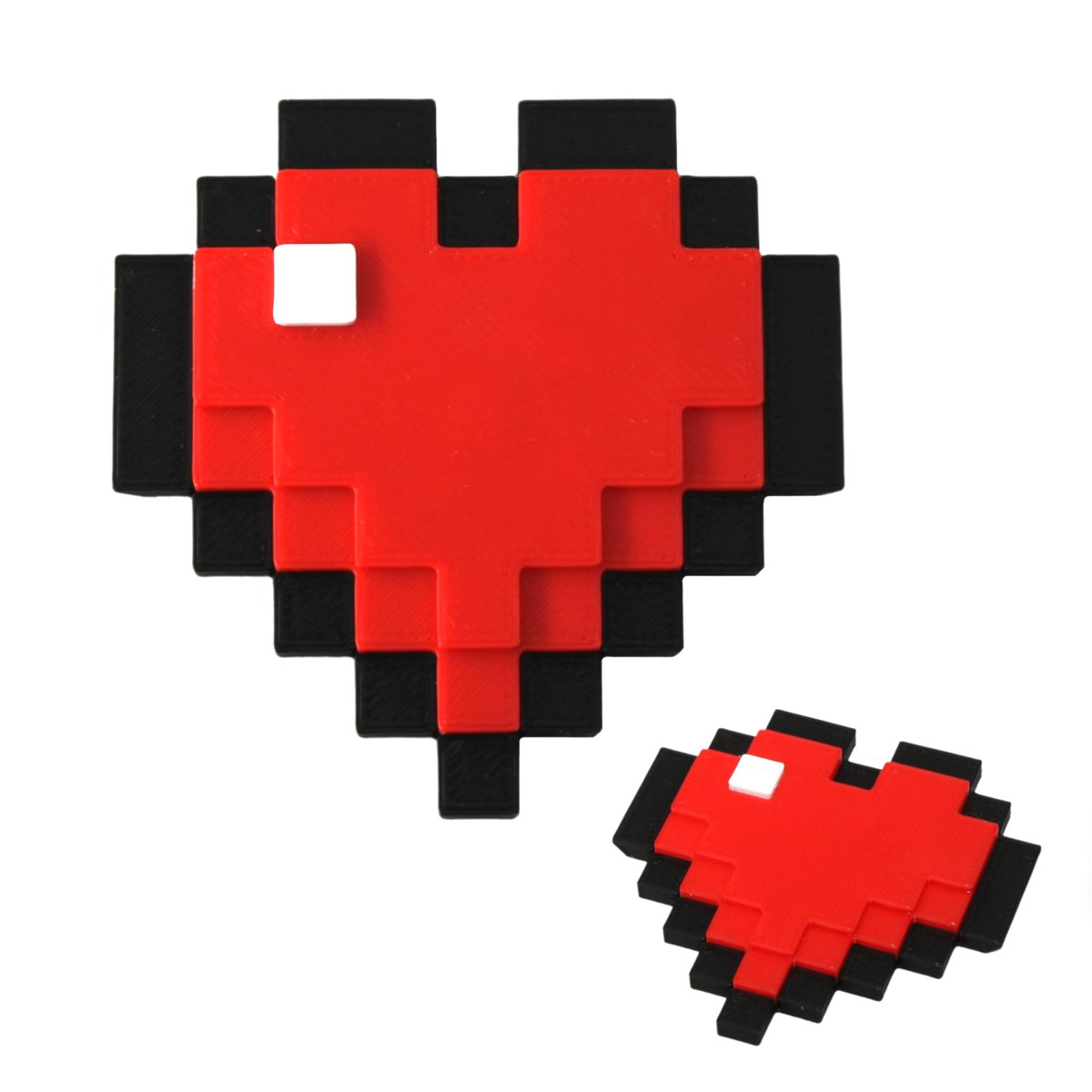 Magnes SERCE MINECRAFT - Heart Serduszko HP Pixel Na Lodówkę Dla Graczy ...