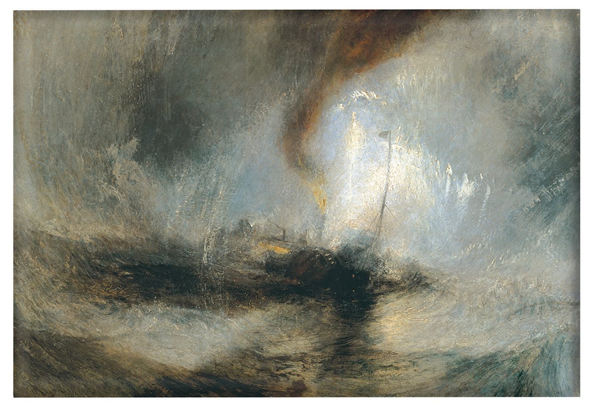 Magnes Śnieżyca: Parowiec na wejściu do portu William Turner - Szyjemy ...