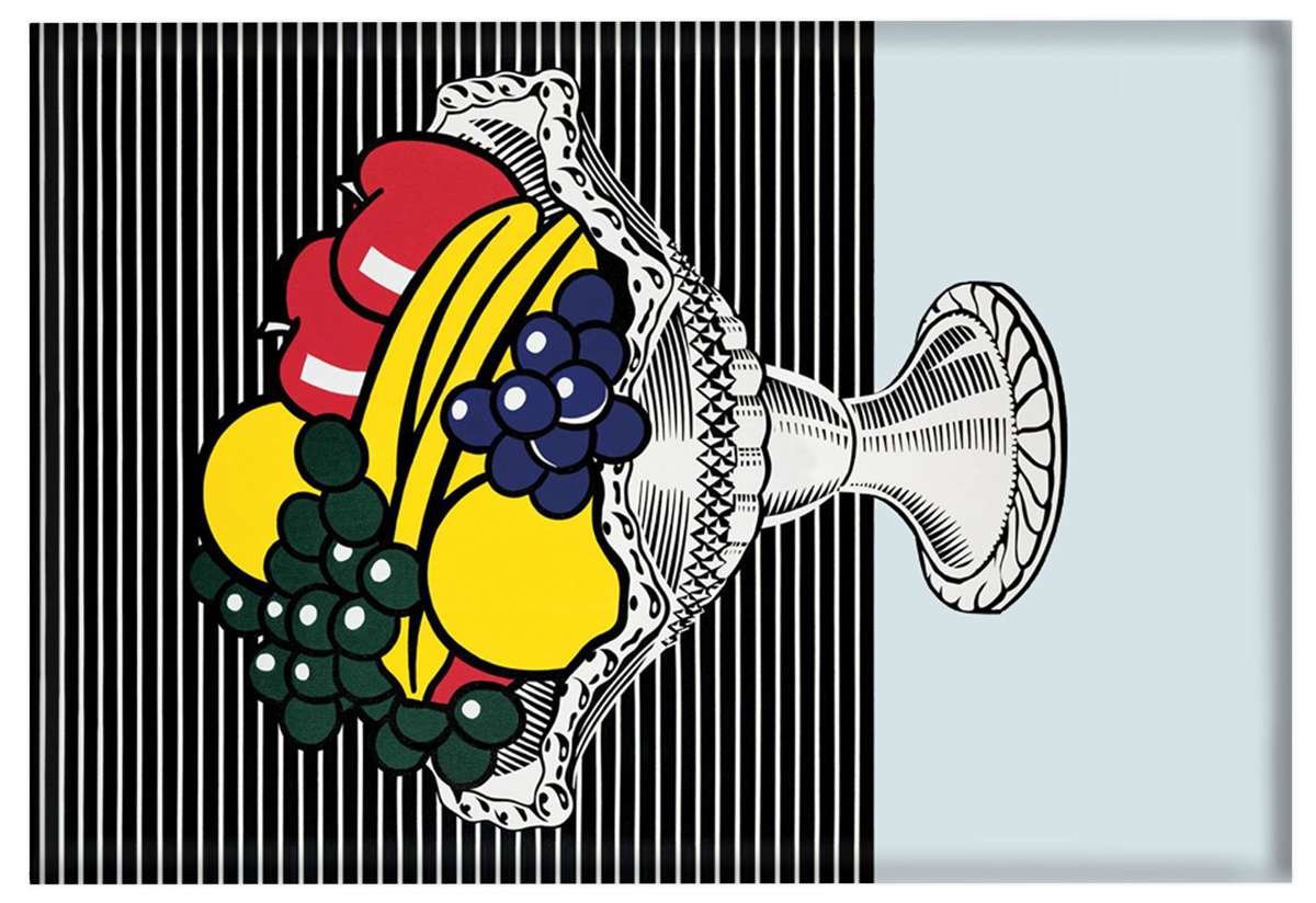 Magnes Still life with crystal bowl Roy Lichtenstein - Szyjemy Sztukę ...