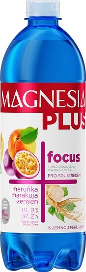 Magnesia Plus Focus woda funkcjonalna lekko gazowana o smaku moreli i ...