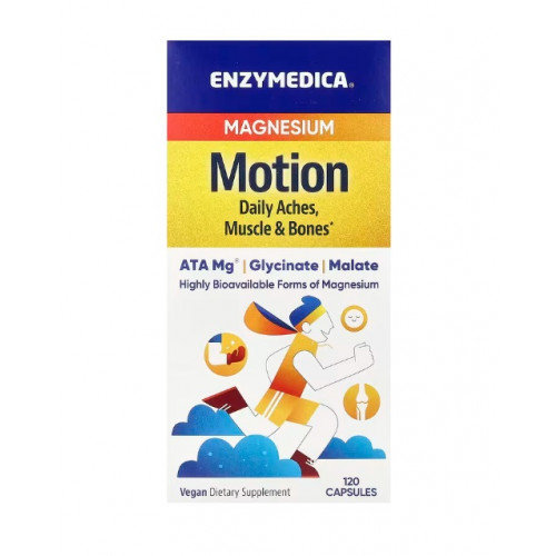 Magnesium Motion Enzymedica 120 kapsułek | Sklep EMPIK.COM