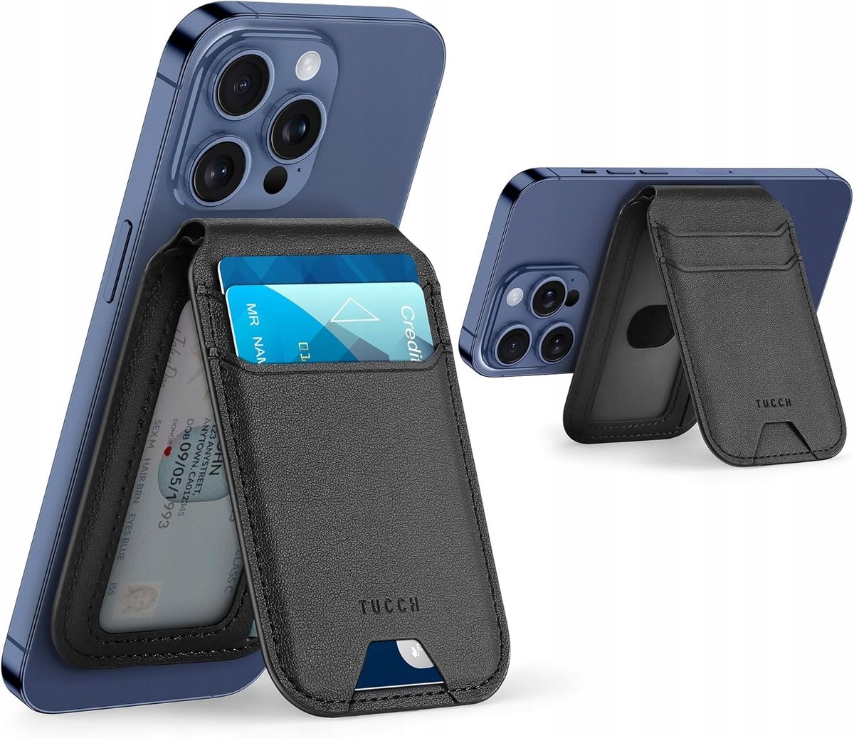 MAGNETYCZNY CARD HOLDER ETUI NA KARTY DOKUMENTY PORTFEL MAGSAFE - Inny ...