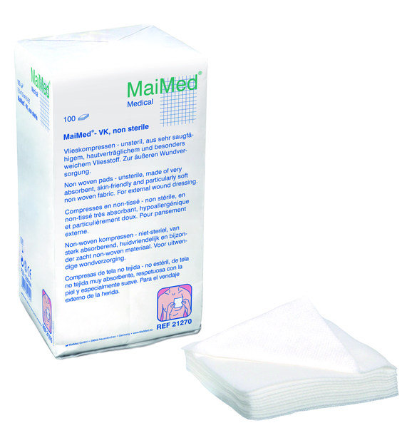 Maimed VK, Kompres Włókninowy Niesterylny 4W 10cm, 100 Szt. | Sklep ...