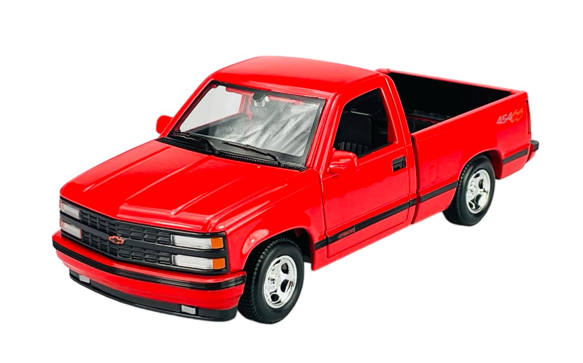 MAISTO 1993 CHEVROLET 454 SS PICKUP CZERWONY 1:24 32901 - Maisto ...