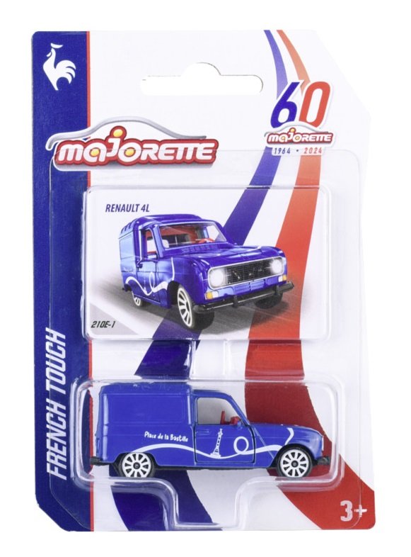 MAJORETTE FRENCH TOUCH RENAULT 4L NIEBIESKI 1:64 212055011 - Majorette ...