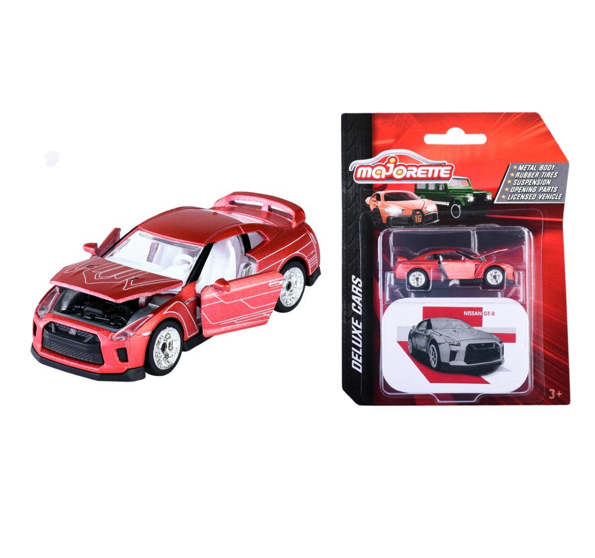Majorette Pojazdy deluxe, NISSAN GT-R - Majorette | Sklep EMPIK.COM