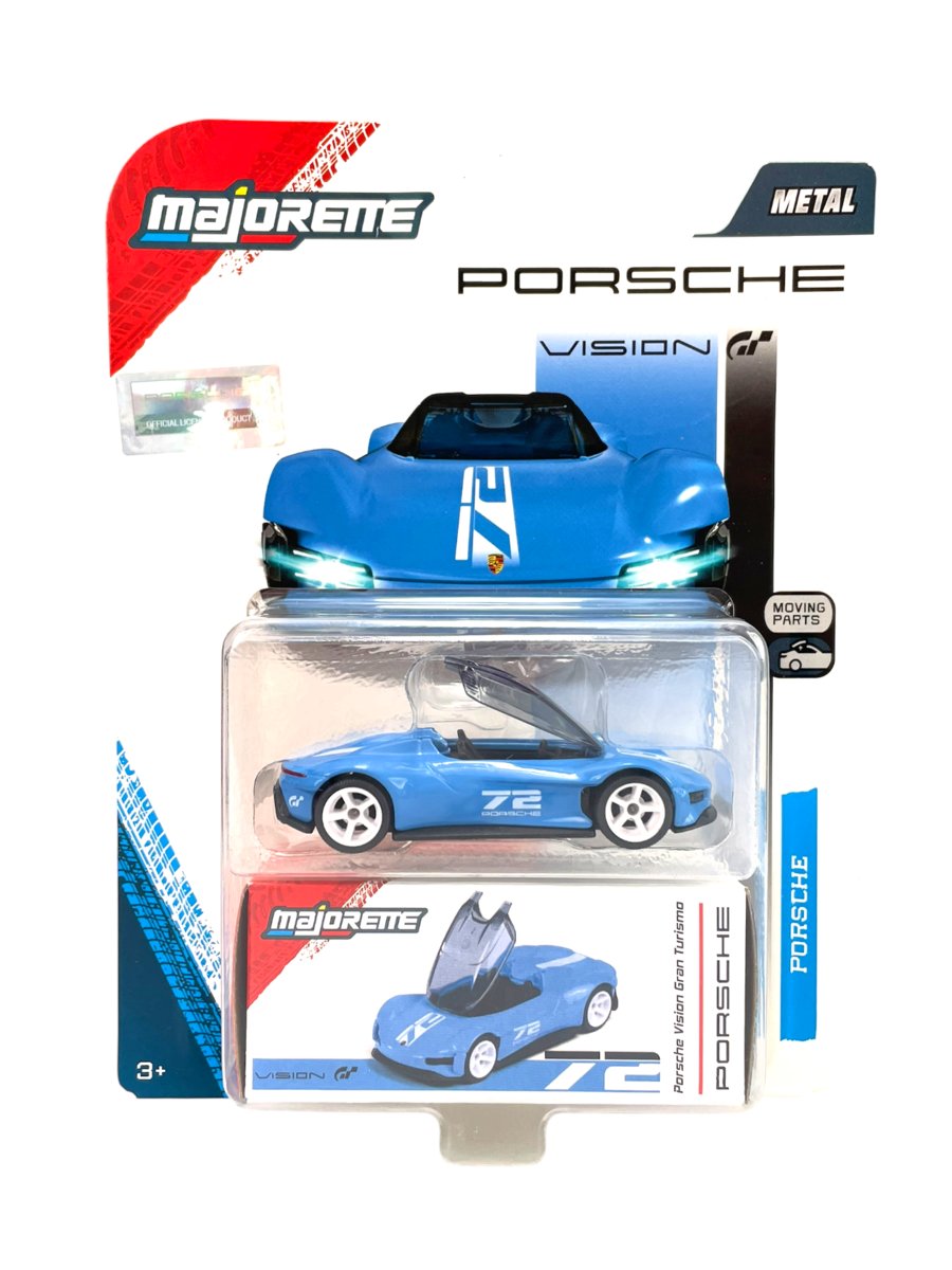 MAJORETTE PORSCHE DELUXE PORSCHE VISION GRAN TURISMO NIEBIESKI 1:64 ...