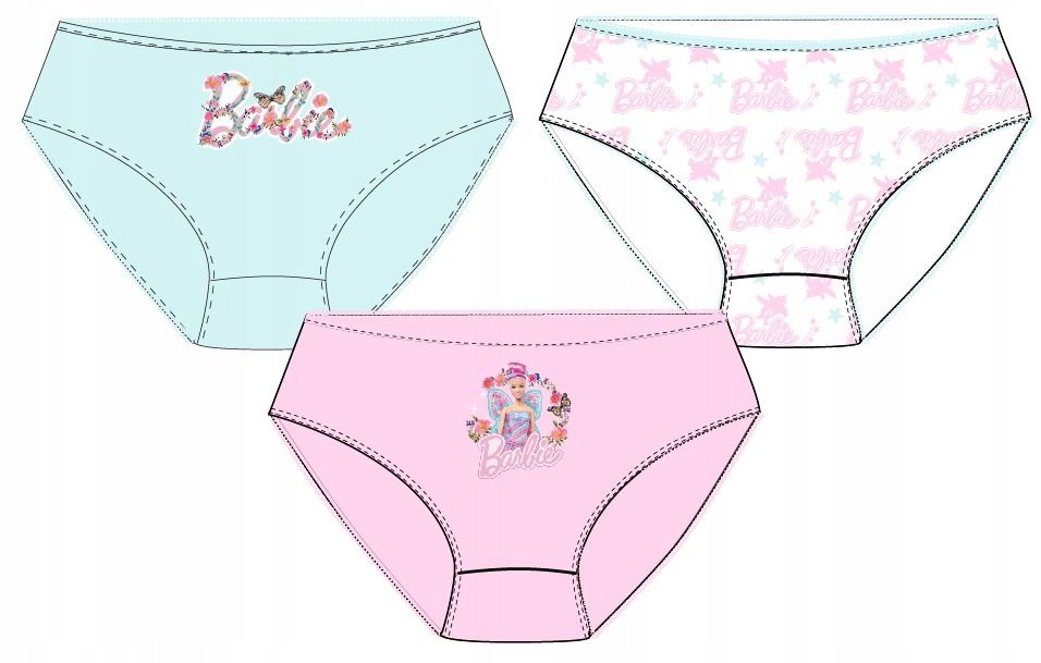 MAJTKI FIGI DZEWCZĘCE BARBIE 3-PACK - 104/110 - Disney | Sklep EMPIK.COM