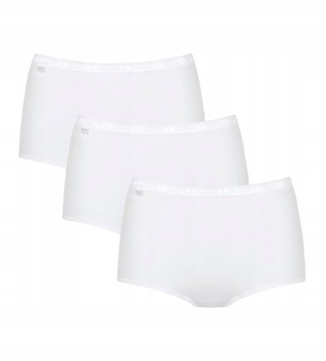 Majtki MAXI damskie Bawełniane SLOGGI Basic+ Maxi 3P 3 SZTUKI białe 44 - Sloggi | Moda Sklep ...