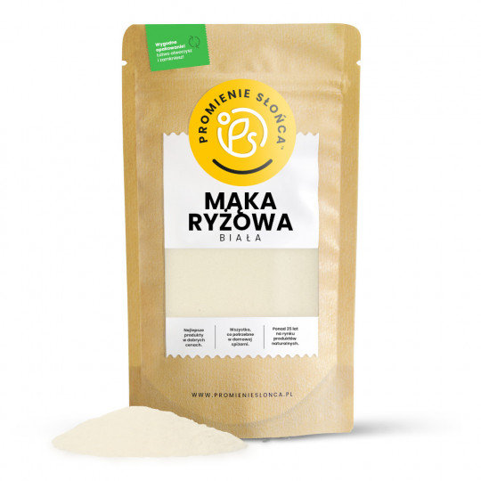 Mąka ryżowa biała 500g - PROMIENIE SŁOŃCA | Sklep EMPIK.COM