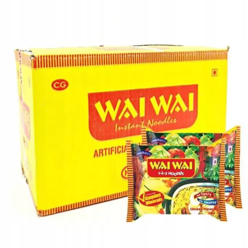 Makaron instant Instant Noodles Chicken Flavored Wai Wai 2250g - Inna ...