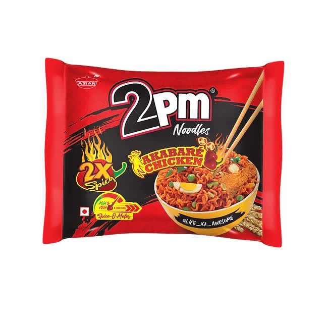 Makaron instant o smaku kurczaka Spicy Akabare Chicken Noodle 2PM 100g ...