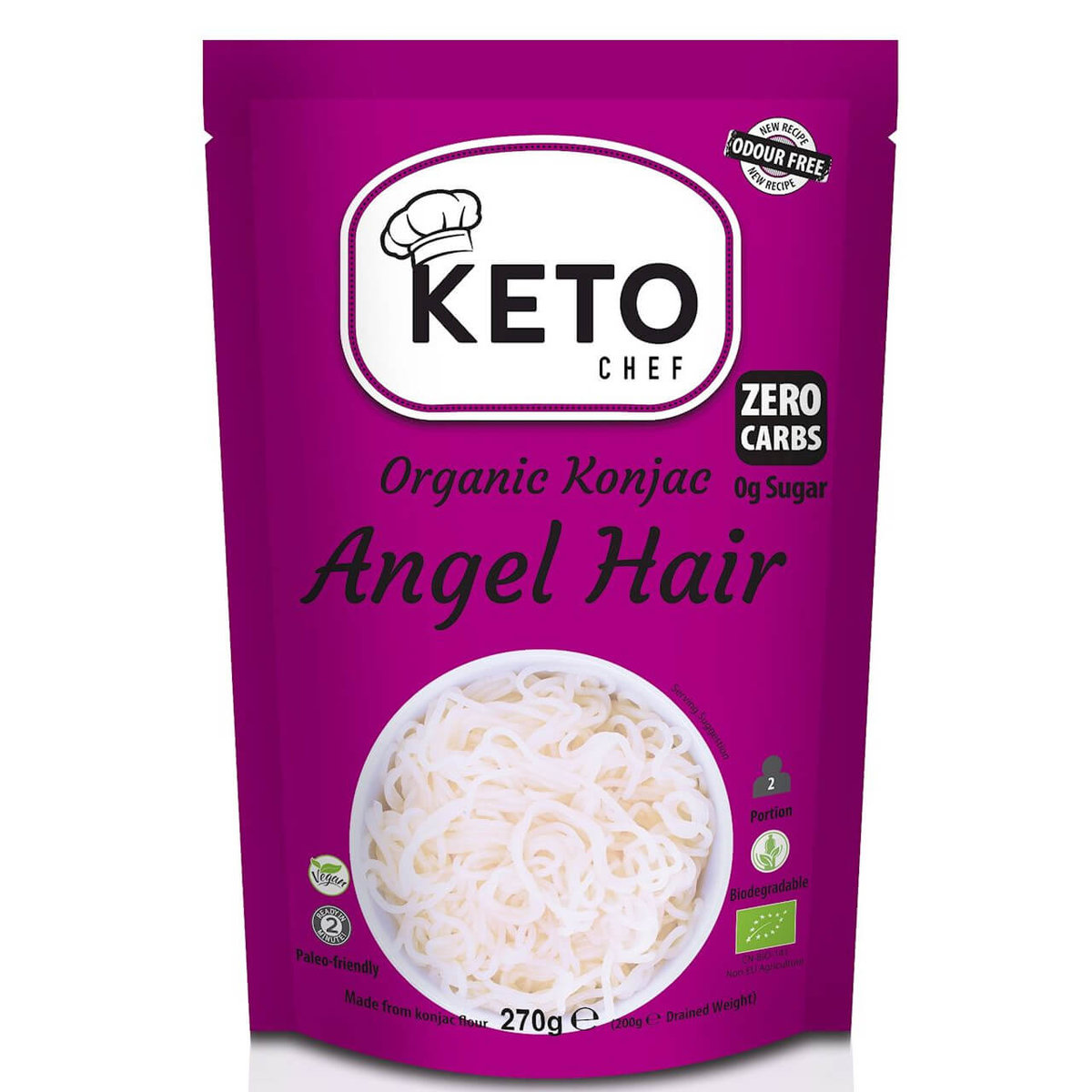Makaron konjac angel hair BIO 270 g - Keto Chef - Inna marka | Sklep EMPIK.COM