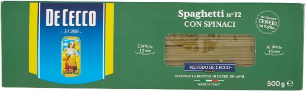 Makaron Spaghetti Spinaci 500g - De Cecco - De Cecco | Sklep EMPIK.COM