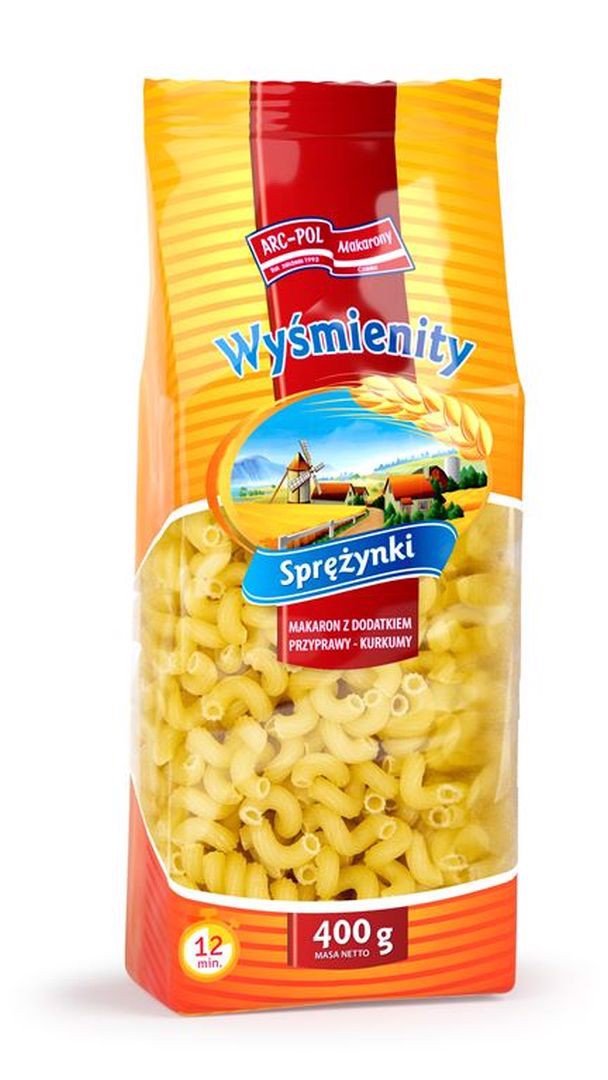 Makaron wyśmienity sprężynki 400 g - ARC-POL | Sklep EMPIK.COM Makaron wyśmienity sprężynki 400 g - ARC-POL | Sklep EMPIK.COM