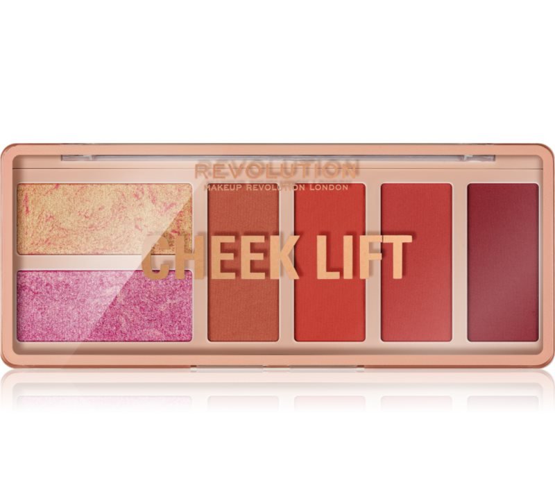 Makeup Revolution Cheek Lift paleta róży odcień Coral Dreaming 6x1,8 g ...
