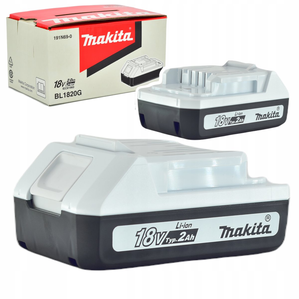 Makita akumulator ORYGINALNY 18V 2.0Ah BL1820G SERIA G - MAKITA | Sklep EMPIK.COM