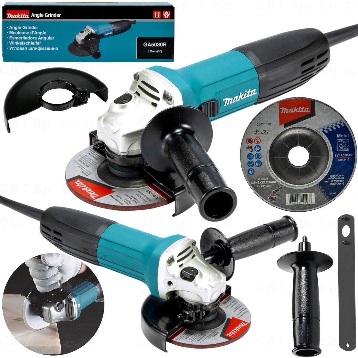 Makita Ga5030R – Szlifierka Kątowa 720 W, 125 Mm | Kompaktowa Moc I ...