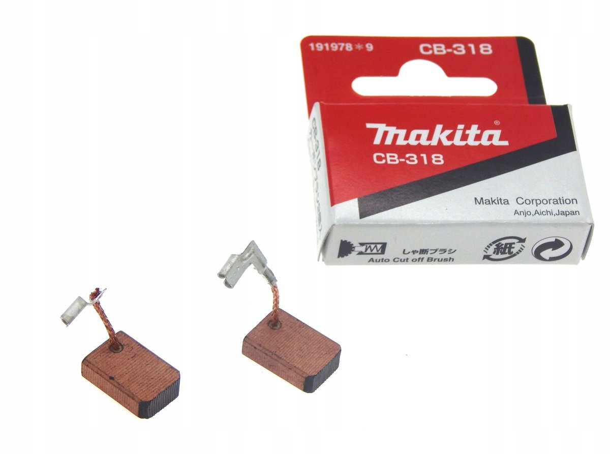 Makita SZCZOTKI WĘGLOWE CB-318 191978-9 191978-9 - MAKITA | Sklep EMPIK.COM