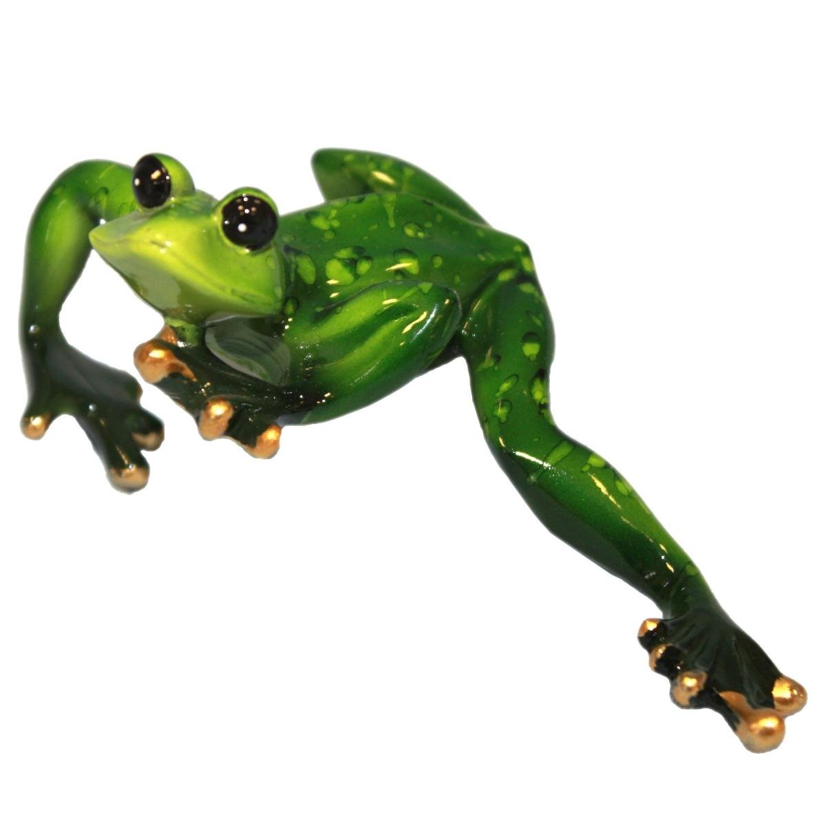 Mała figurka ozdobna- zielona żaba Grinda 11,5 - Duwen | Sklep EMPIK.COM
