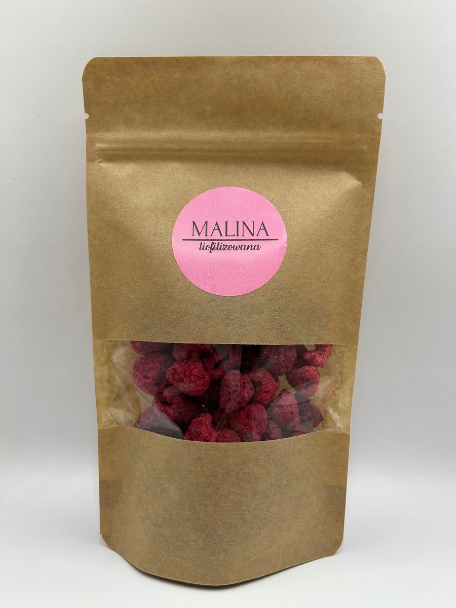 MALINA LIOFILIZOWANA 500G CAŁY OWOC ZDROWE OWOCE LIOFILIZOWANE ...