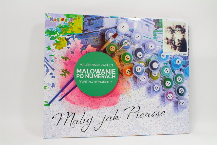 Malowanie po numer.Dwa kotki 1008918 - Inna marka | Sklep EMPIK.COM