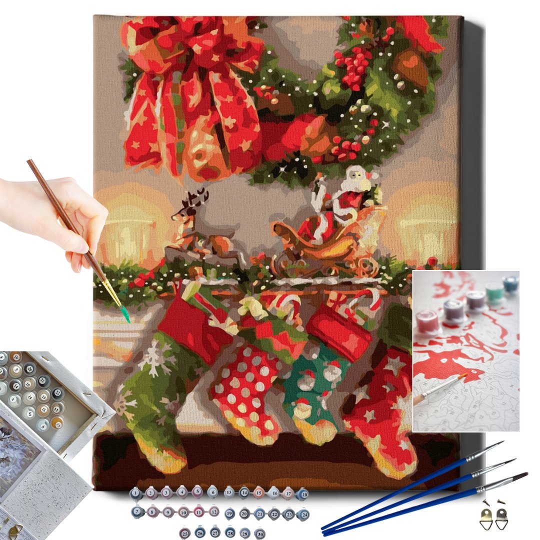 Malowanie Po Numerach 40x50 cm Prezenty – Kreatywny Obraz do Malowania ...