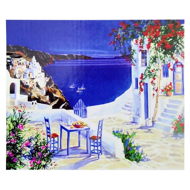 Malowanie po numerach 40x50cm Greckie patio - Norimpex | Sklep EMPIK.COM