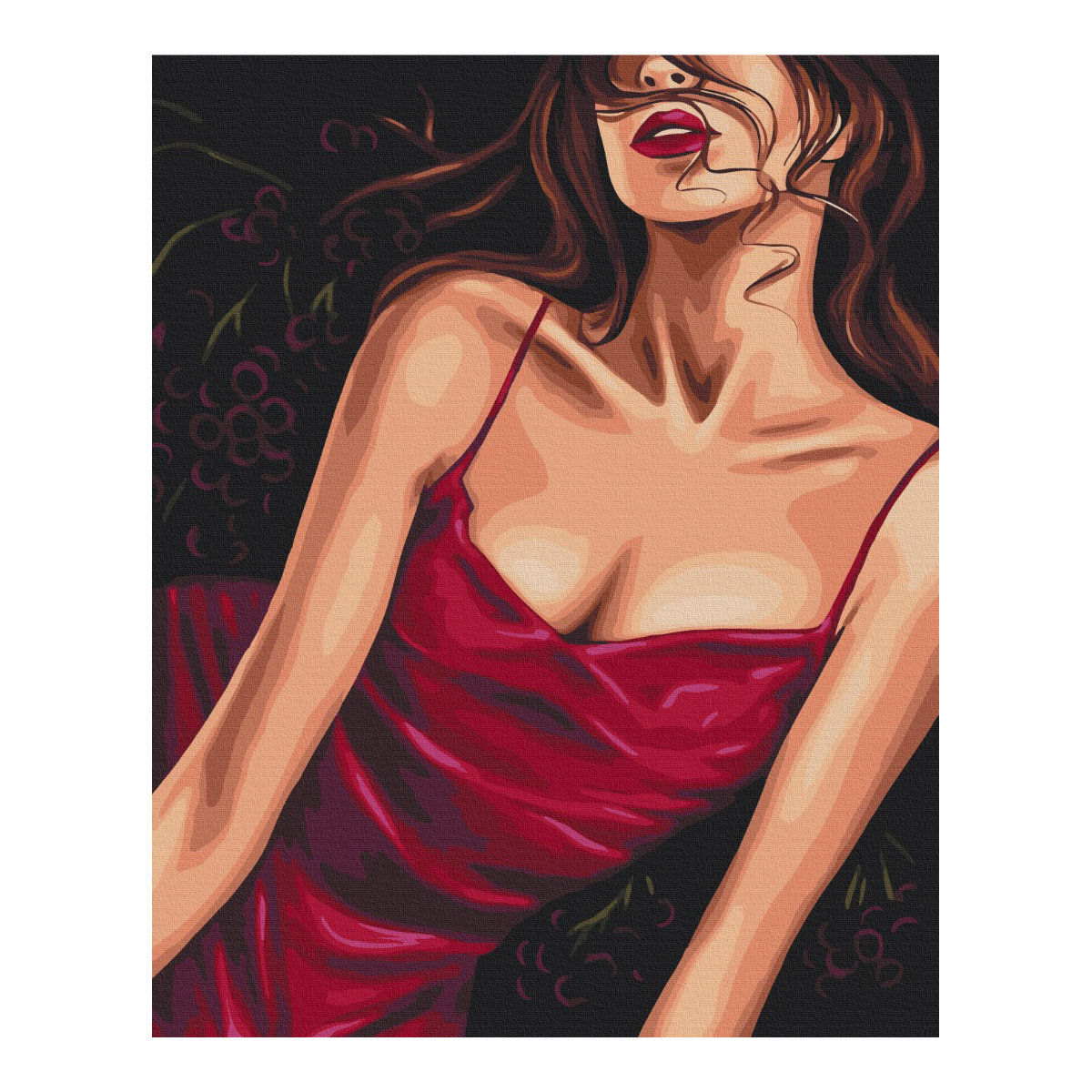 Malowanie Po Numerach, Brushme, 40X50Cm, Uwodzicielska Czerwień, 1Szt, Pud - Brushme | Sklep ...