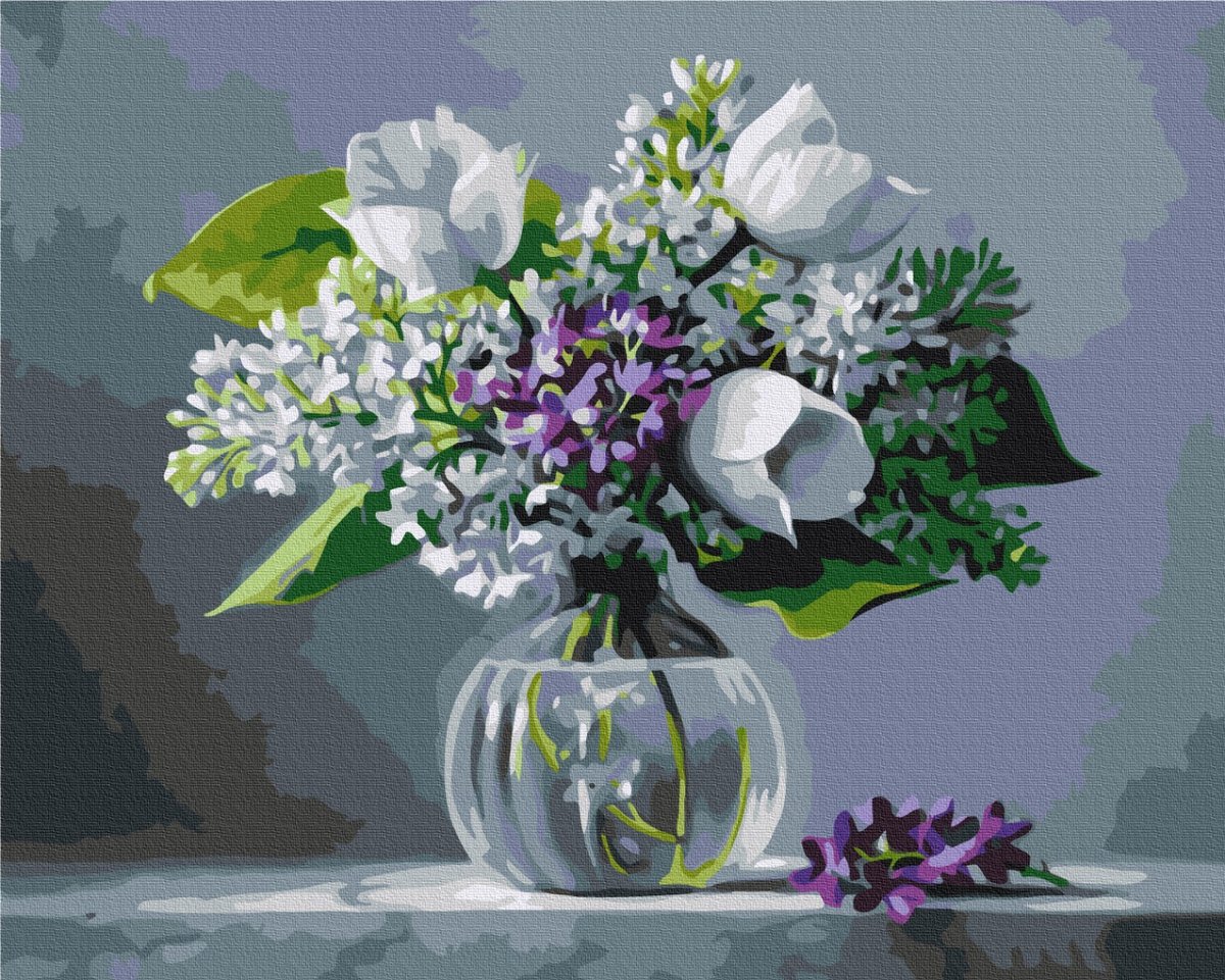 MALOWANIE PO NUMERACH, BRUSHME, 40X50CM, WIOSENNA RADOŚĆ, 1SZT, PUD - Brushme | Sklep EMPIK.COM