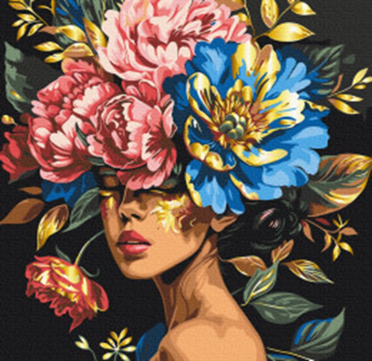 Malowanie po numerach Kwiatowa harmonia - Brushme | Sklep EMPIK.COM