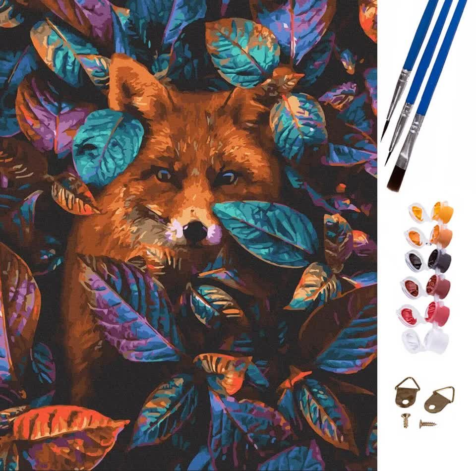 Malowanie Po Numerach Obraz Do Malowania Dla Dzieci Zestaw 47X58Cm ...