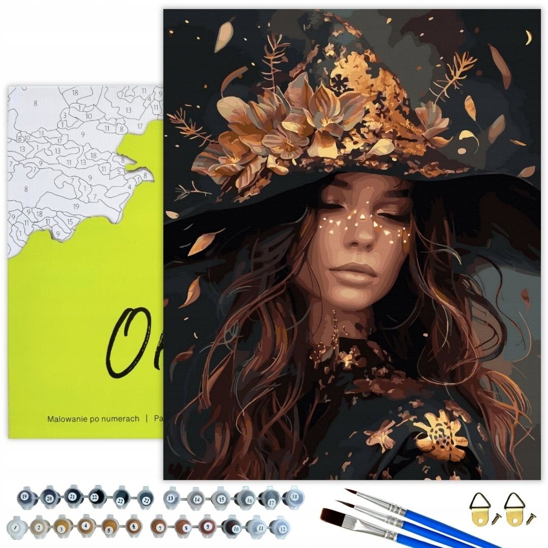 MALOWANIE PO NUMERACH z błyszczącą farbą Obrazy Do Malowania po ...