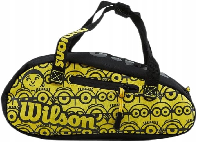 MALUTKA TORBA MINIONKI POD WZÓR TENISOWEJ WILSON 26,7 x 25,4 x 11,4 cm ...