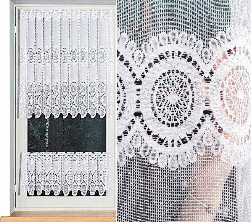 Malwina firana wzór 18535 zazdrostka Panelowa 400x30cm (z obszyciem) - HomeDekorator | Sklep ...