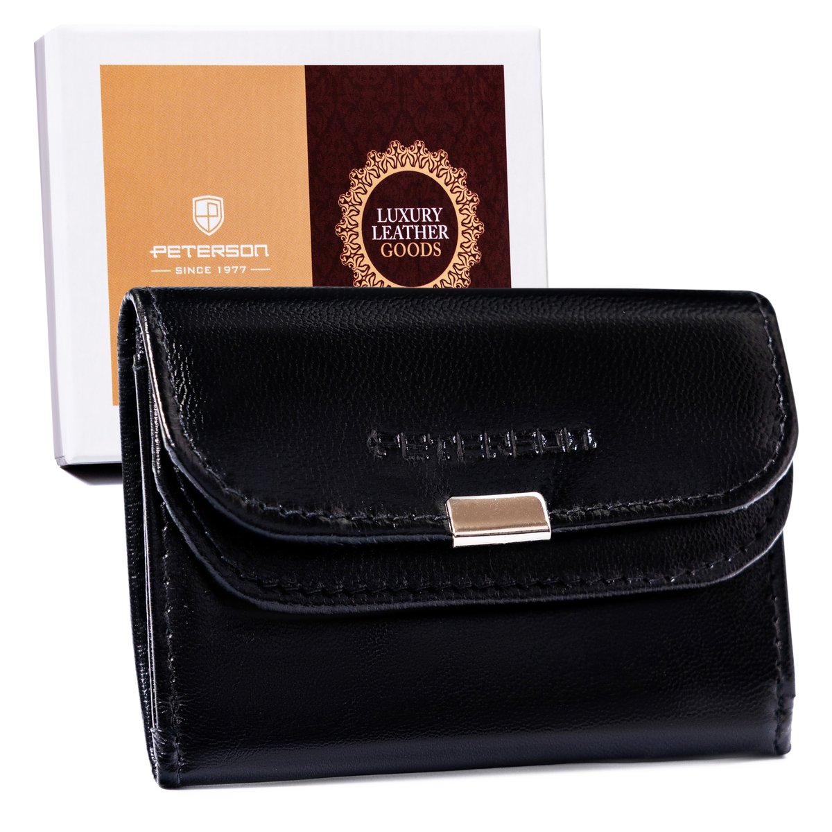 Mały Portfel Damski Skórzany Na Zatrzask - Peterson - Peterson | Moda ...