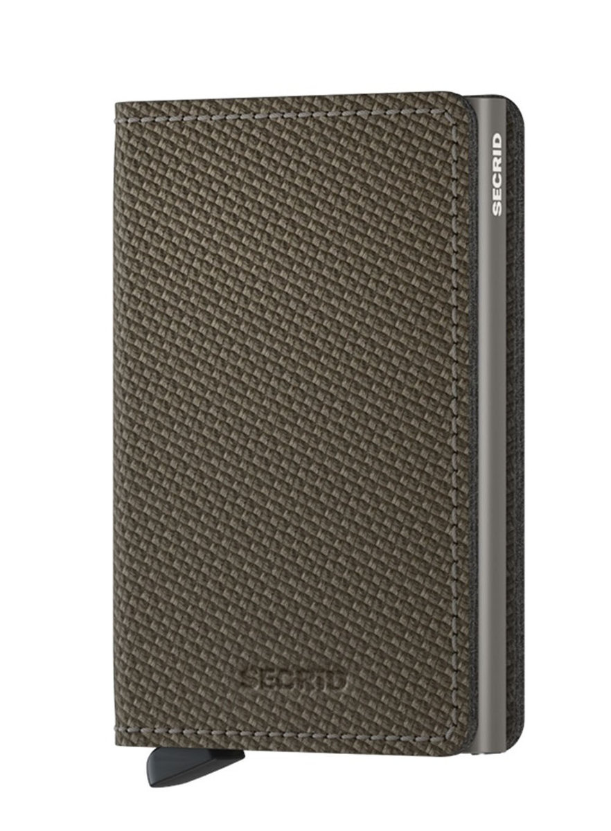 Mały portfel RFID Secrid Slimwallet Carbon - carbon khaki - SECRID ...