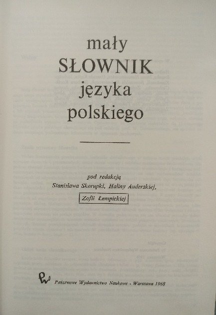 Mały słownik języka polskiego - Opracowanie zbiorowe | Książka w Empik