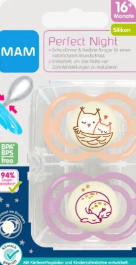 MAM Perfect Night smoczek silikonowy od 16 m-ca - Mam | Sklep EMPIK.COM