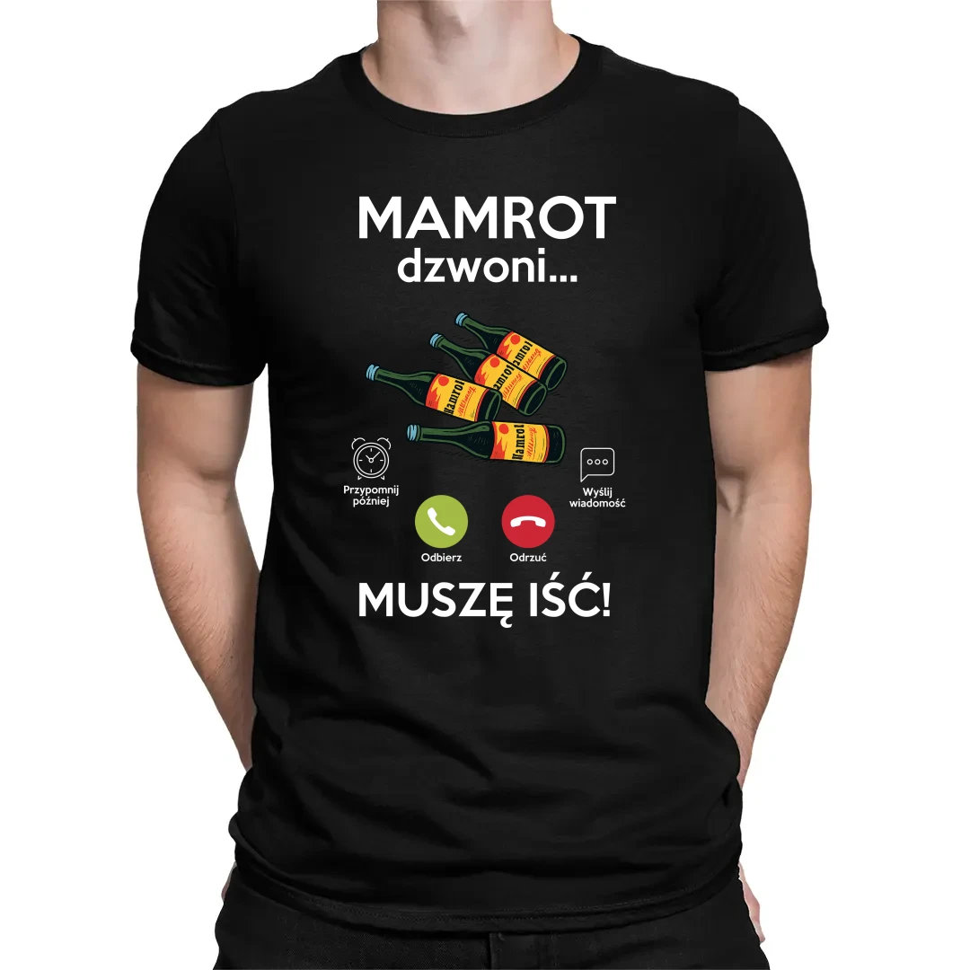 Mamrot dzwoni, muszę iść - męska koszulka na prezent dla fanów serialu ...